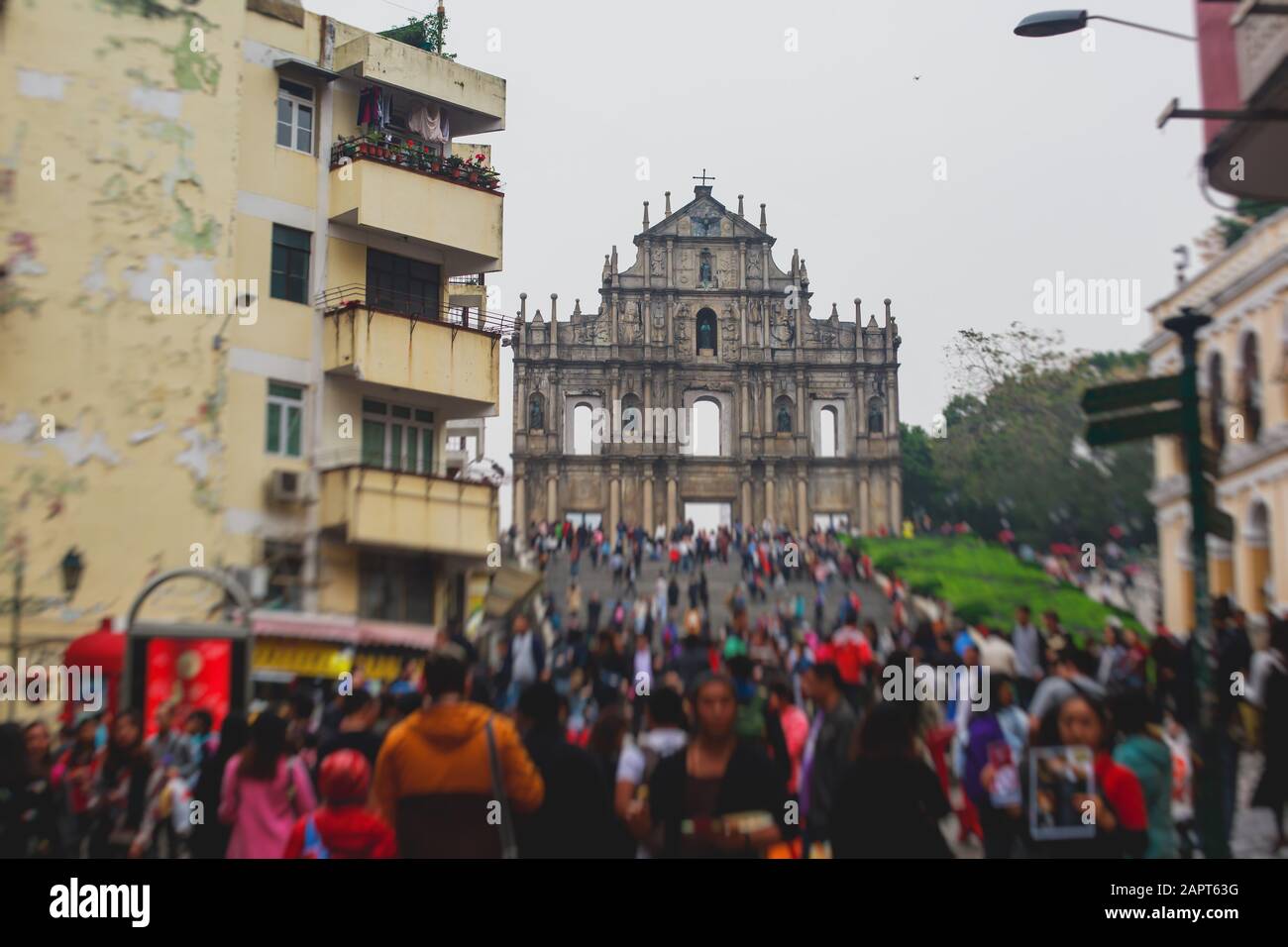 Ruins of St. Paul's Church, Macau, China, 17th-century complex, Macau's ...