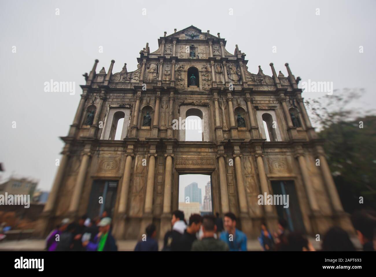 Ruins of St. Paul's Church, Macau, China, 17th-century complex, Macau's ...