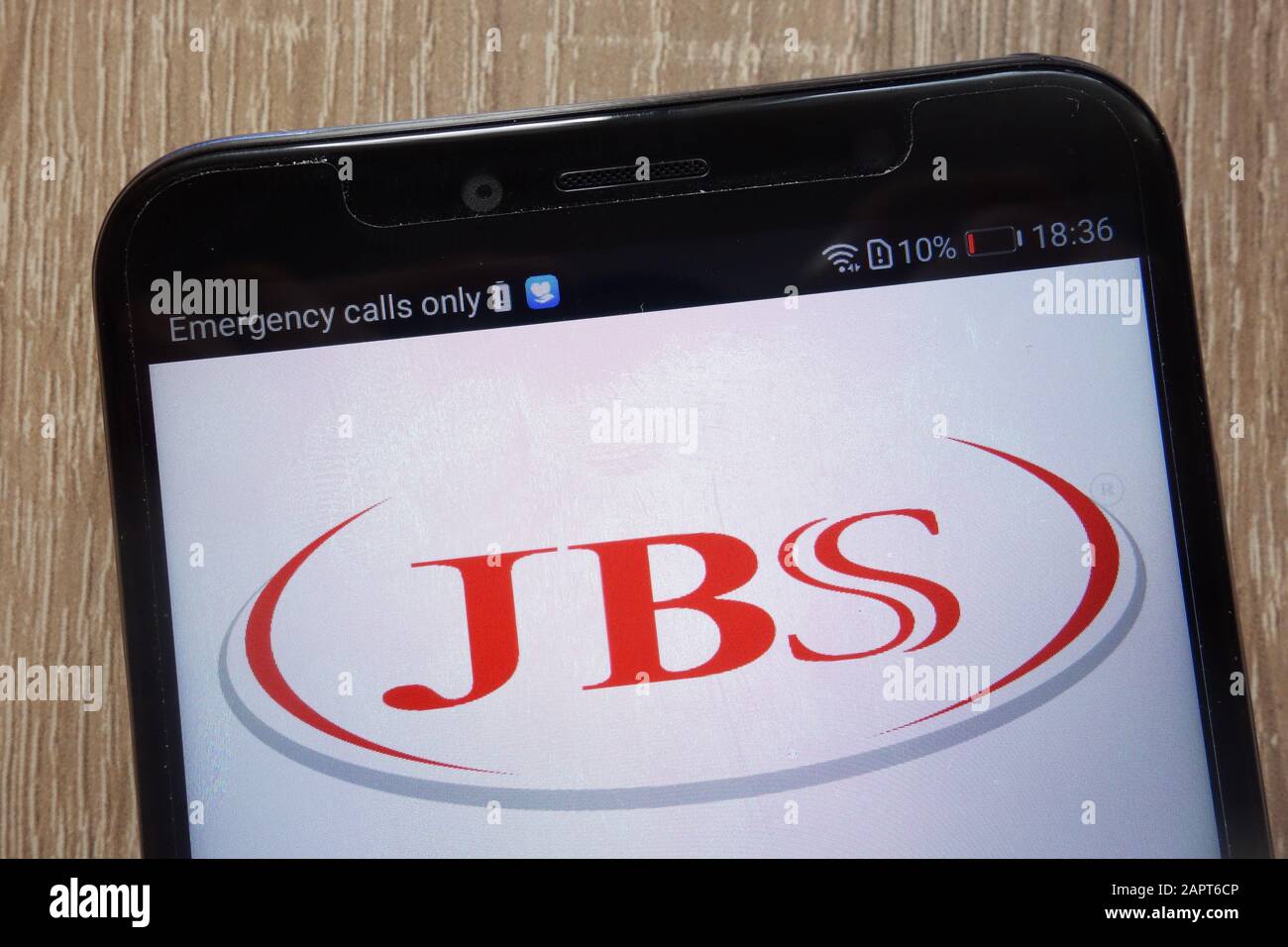 JBS logo displayed on a modern smartphone Stock Photo - Alamy