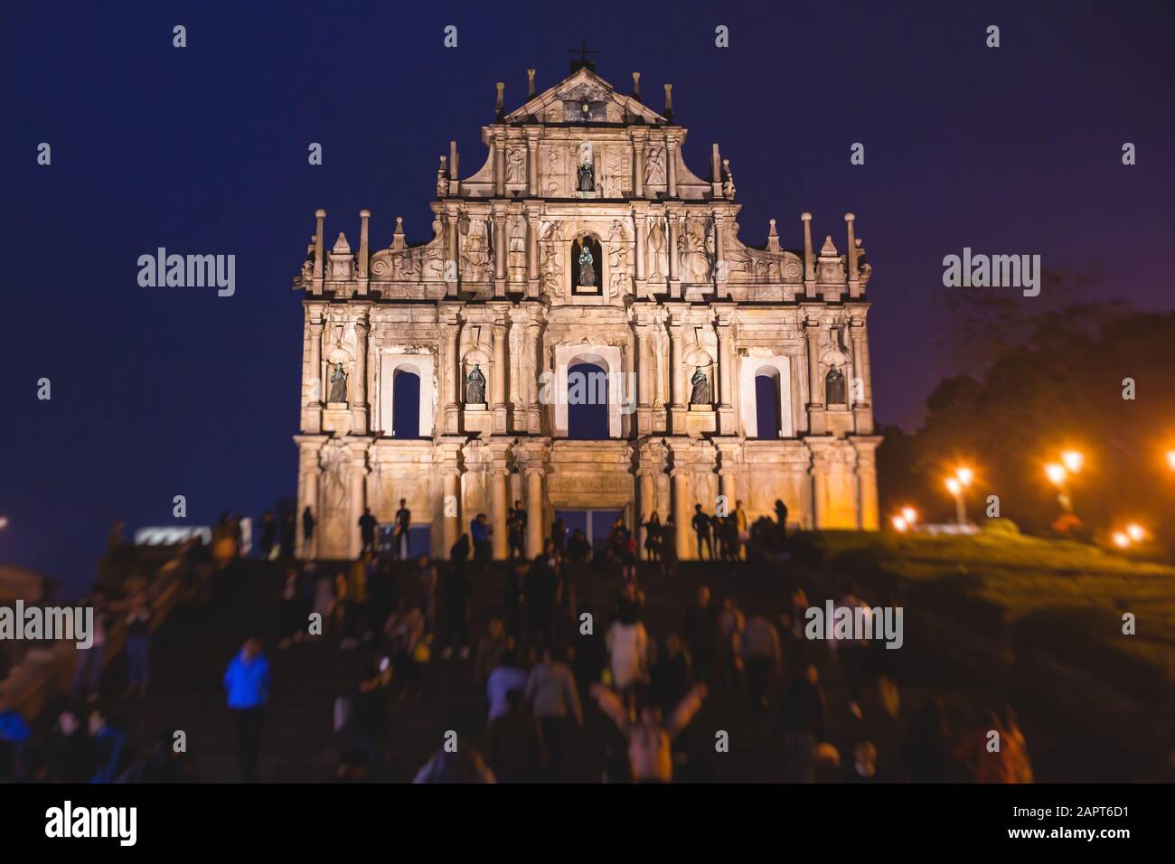 Ruins of St. Paul's Church, Macau, China, 17th-century complex, Macau's ...
