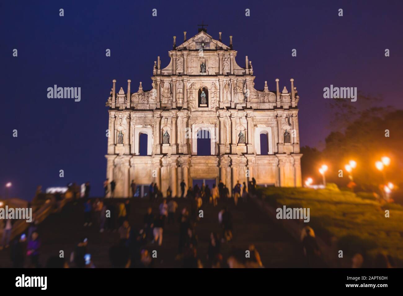 Ruins of St. Paul's Church, Macau, China, 17th-century complex, Macau's ...