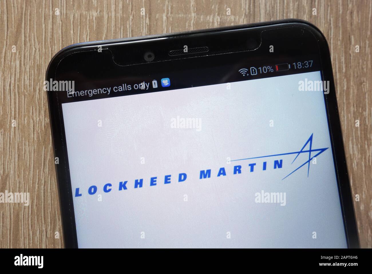 Lockheed Martin logo displayed on a modern smartphone Stock Photo - Alamy