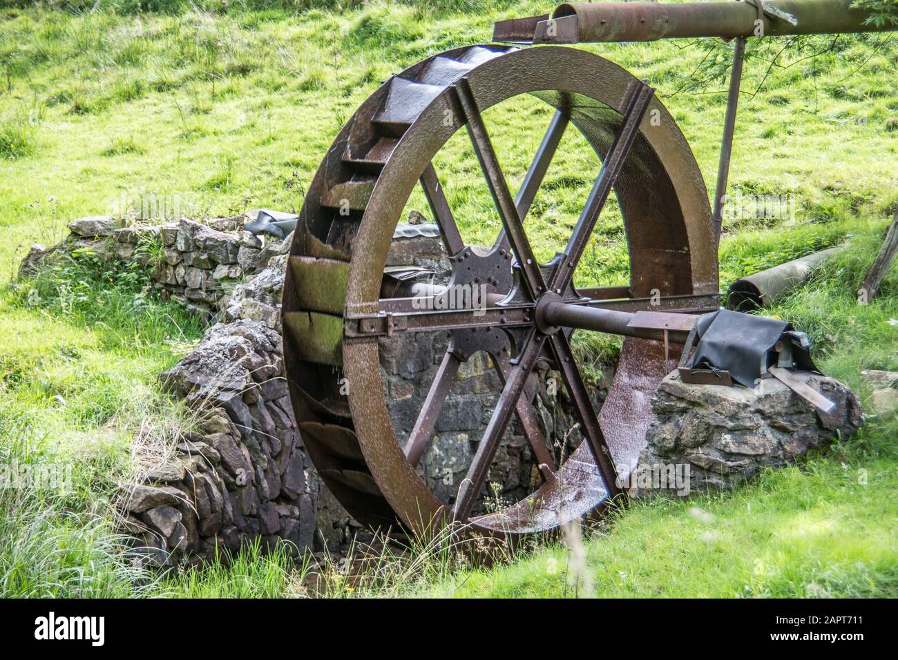 Water wheel in agriculture Stock Photo - Alamy