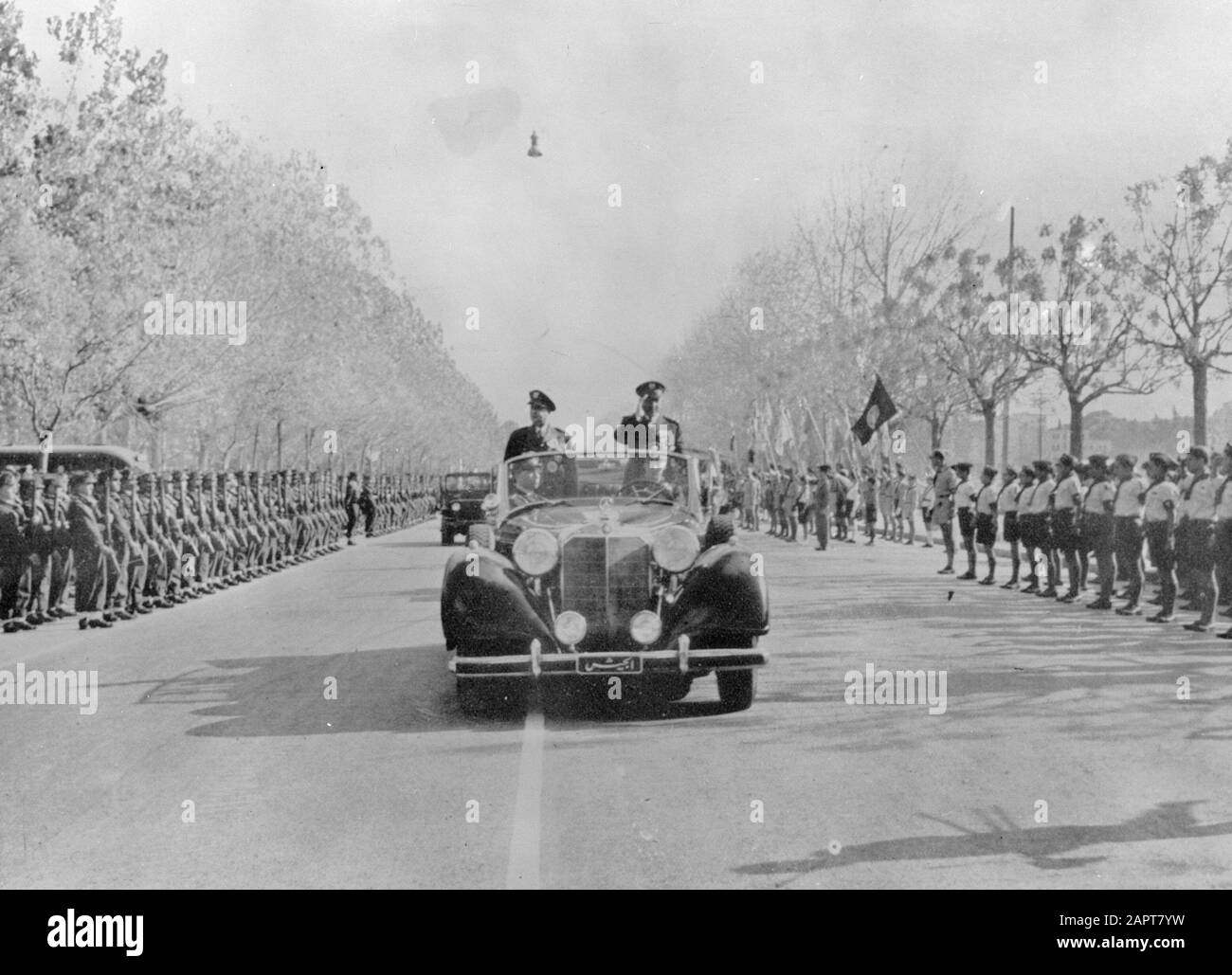 Reproduction Photography Photo of a photo of a military parade ...