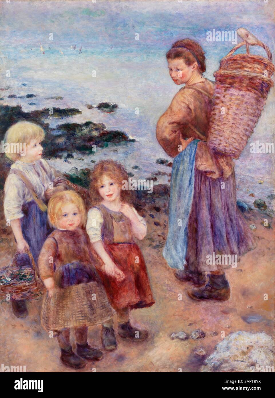 Vintage Renoir painting Stock Photo - Alamy