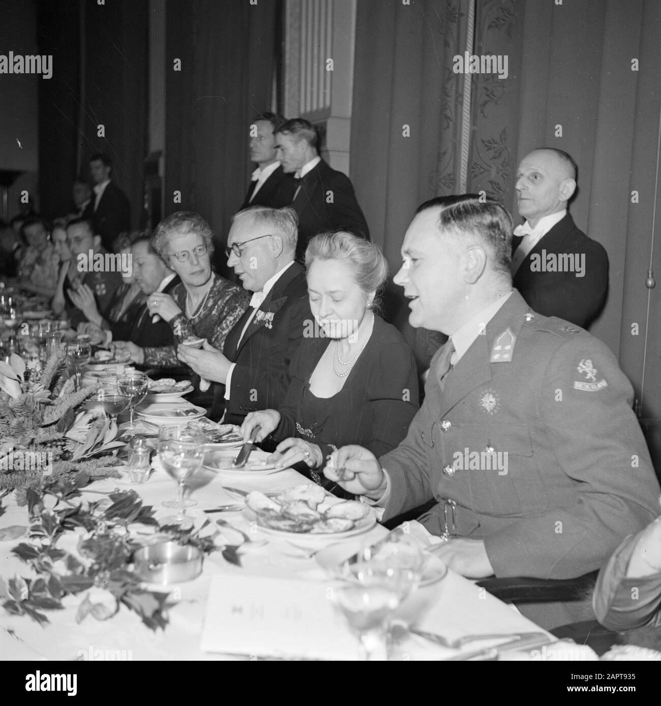 Farewell dinner for the Canadian Maj. Gen. G.G. Simonds Guests at the ...