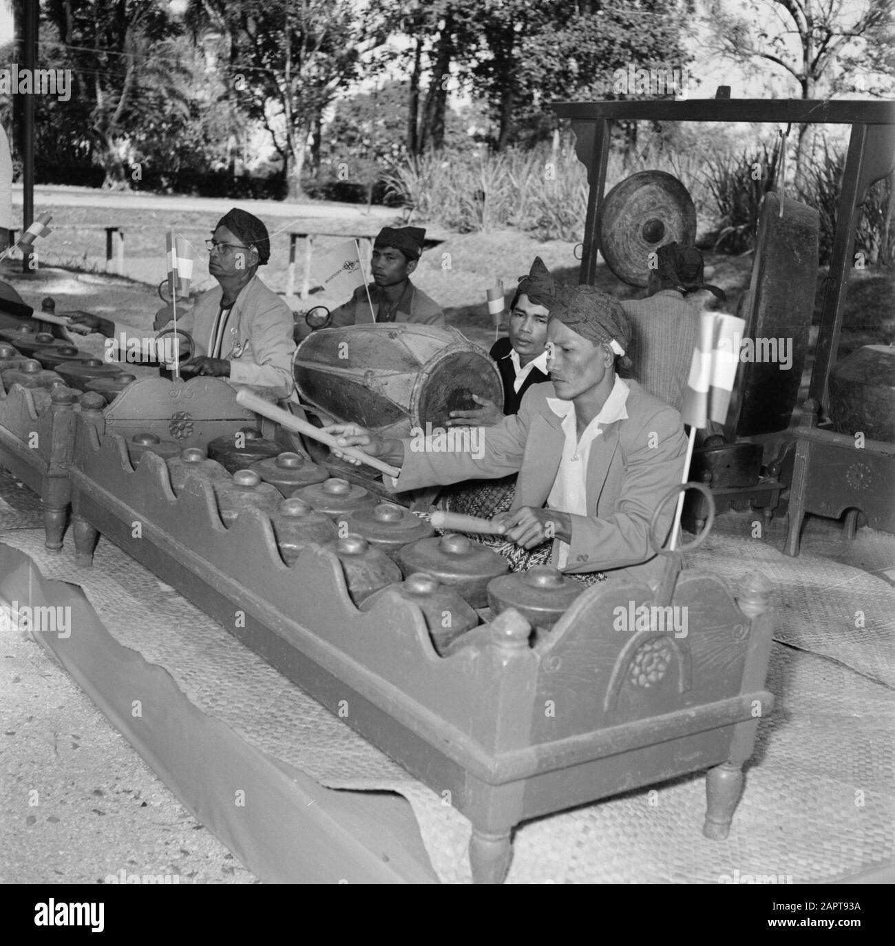 Gamelan player Black and White Stock Photos & Images - Alamy