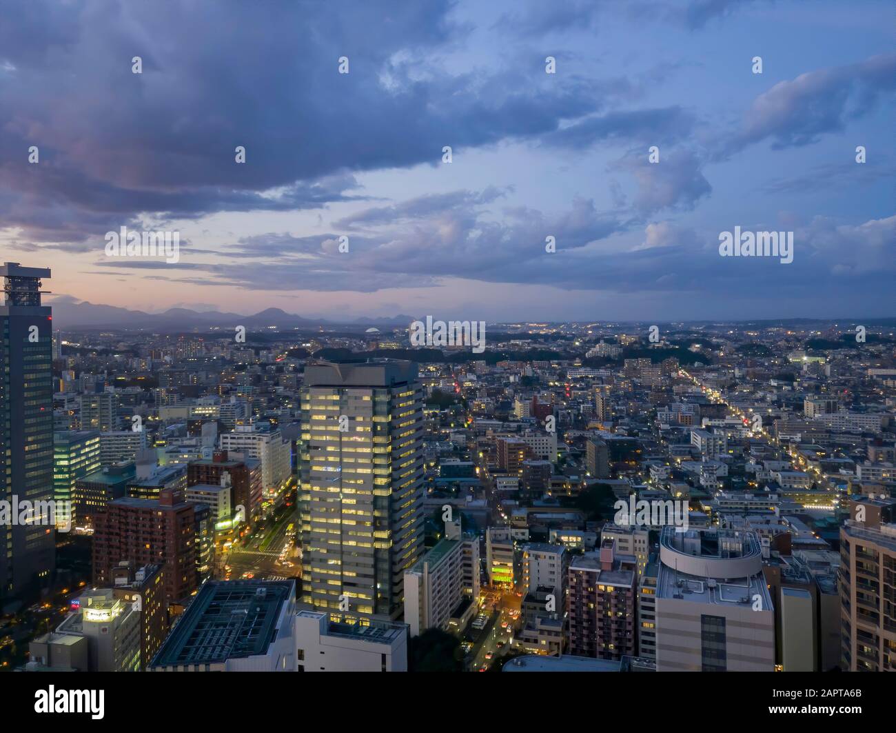 Sendai city skyline hi-res stock photography and images - Alamy