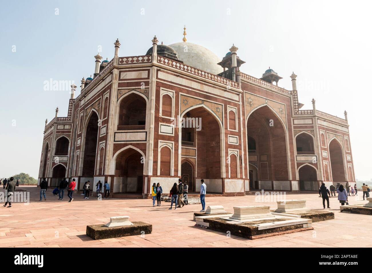 Delhi, India. The Tomb of Humayun, second emperor of the Mughal Empire ...