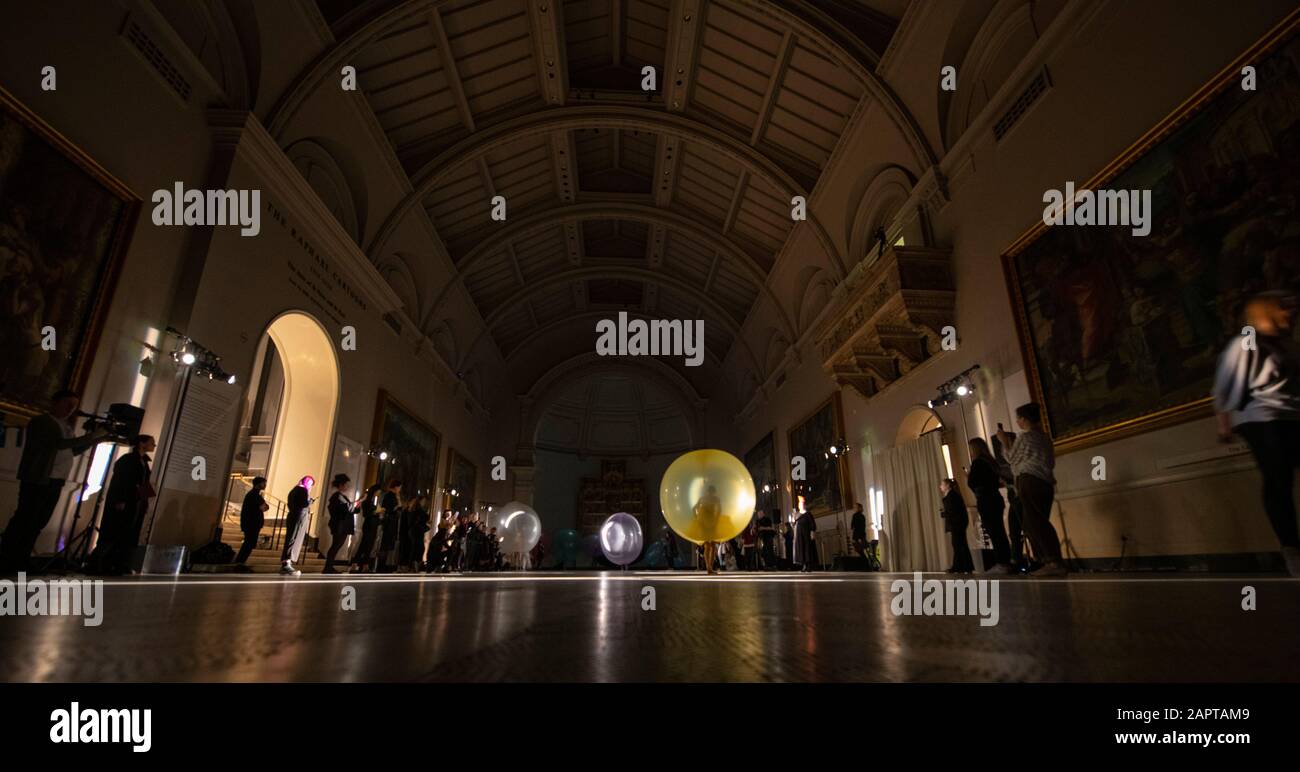 V&A, London, UK, 24th January 2020. Fredrik Tjærandsen presents his ...