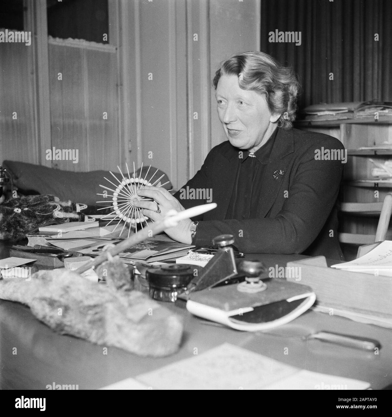 Portraits of Gertie Wandel Gertie Wandel, president of a manual labor ...
