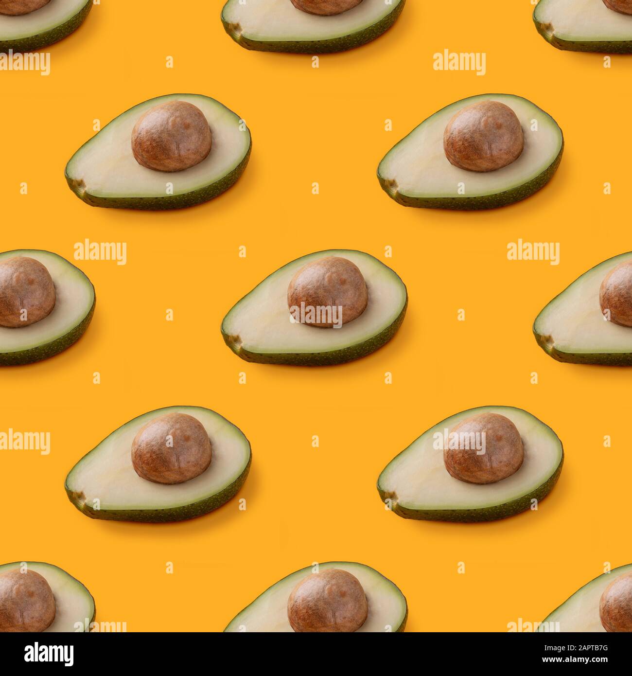 Avocado and half avocado with kernels hi-res stock photography and ...