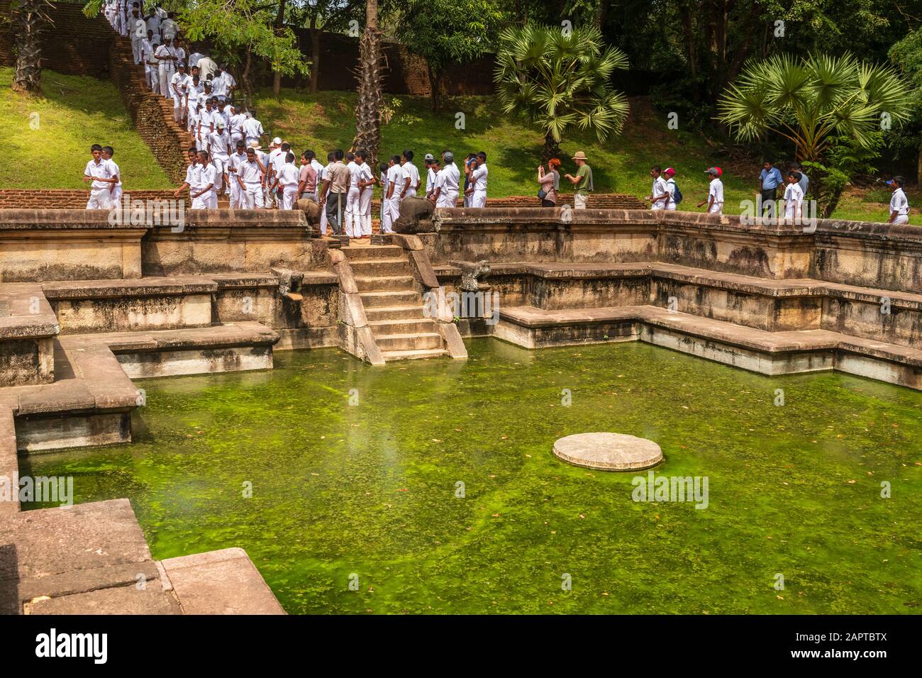 The ancient remains of a Buddhist monastery at the ancient city of ...