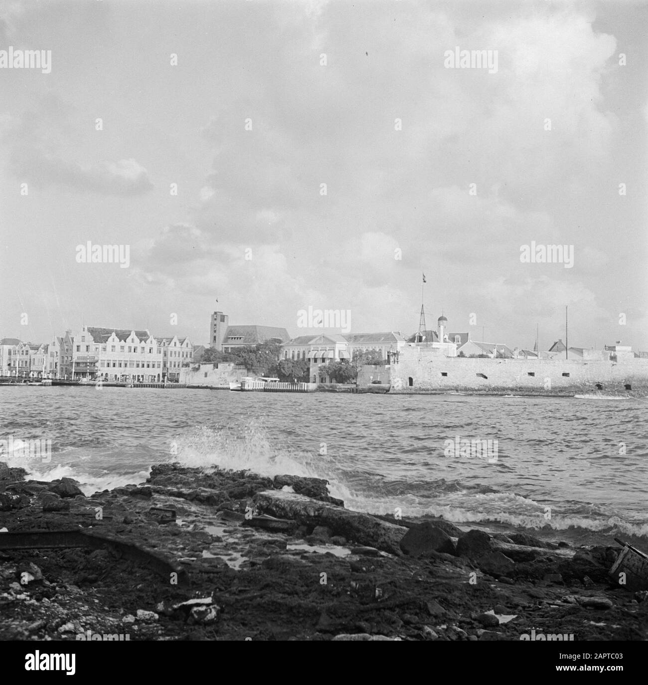 Punda on the handelskade Black and White Stock Photos & Images - Alamy