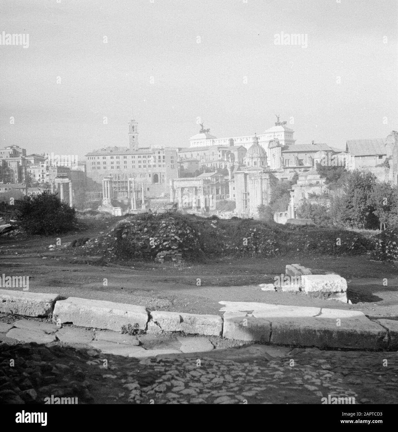 Capitol rome view Black and White Stock Photos & Images - Alamy