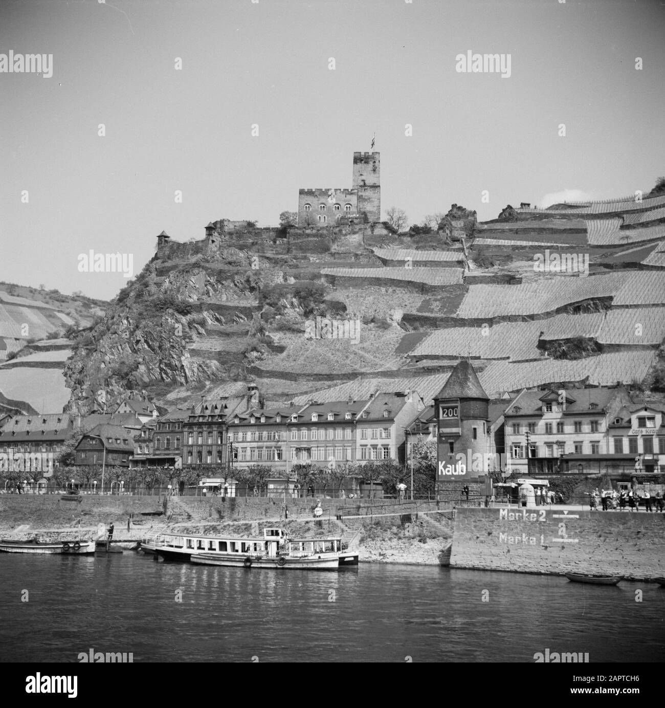 City of kaub Black and White Stock Photos & Images - Alamy