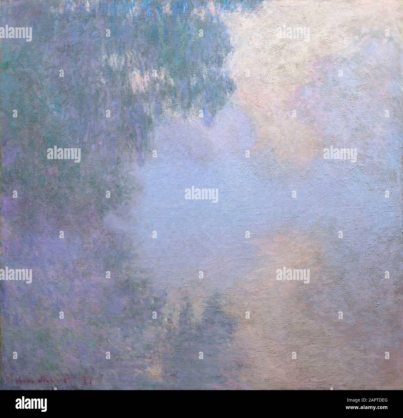 Vintage Claude Monet painting Stock Photo - Alamy