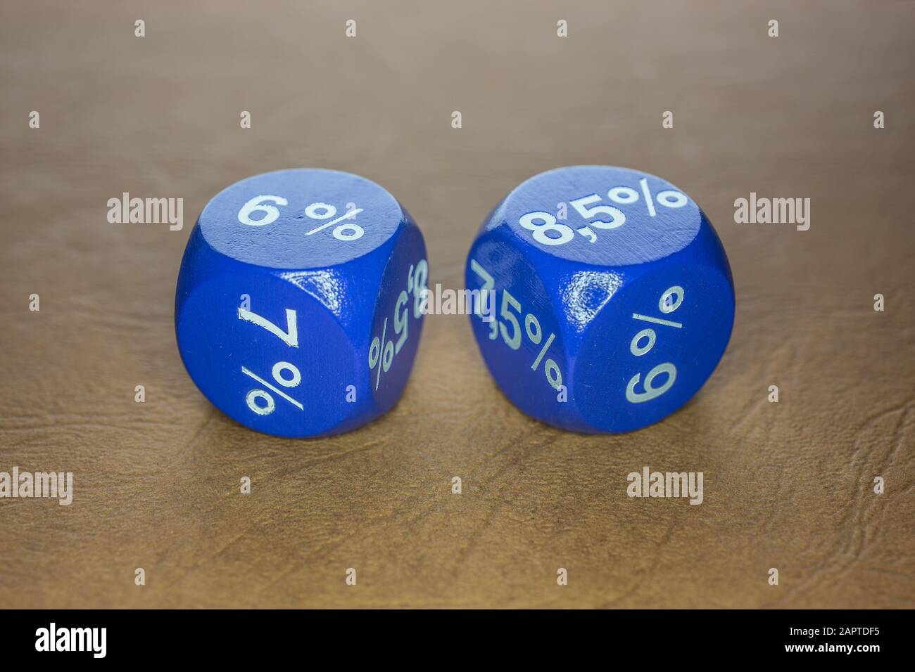 colored cubes on table top Stock Photo - Alamy