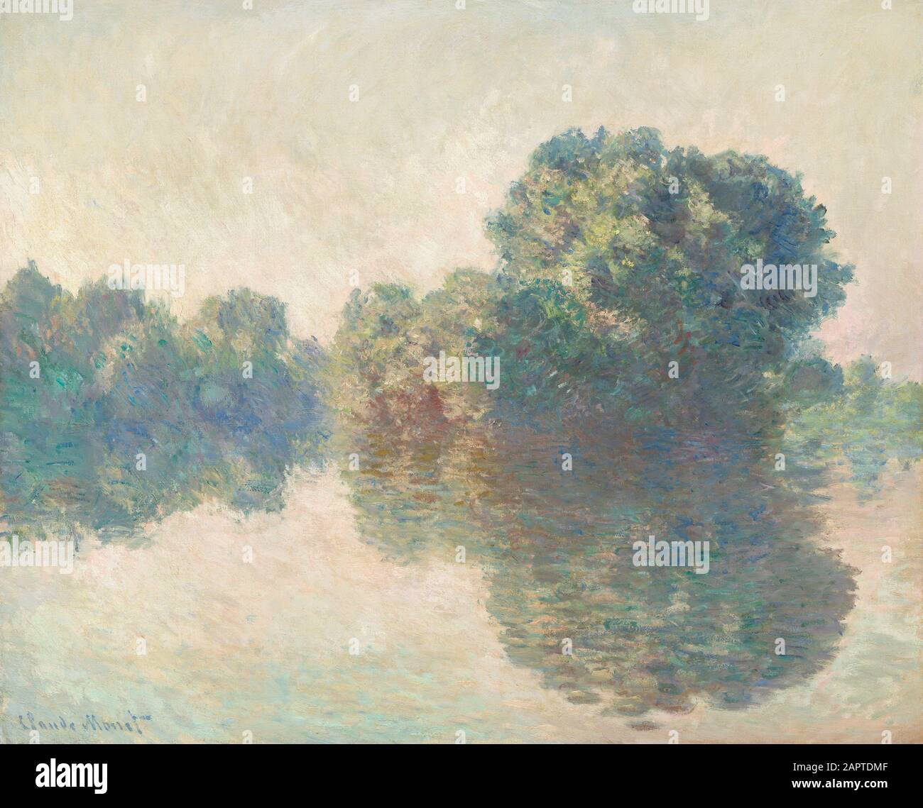 Vintage Claude Monet painting Stock Photo - Alamy