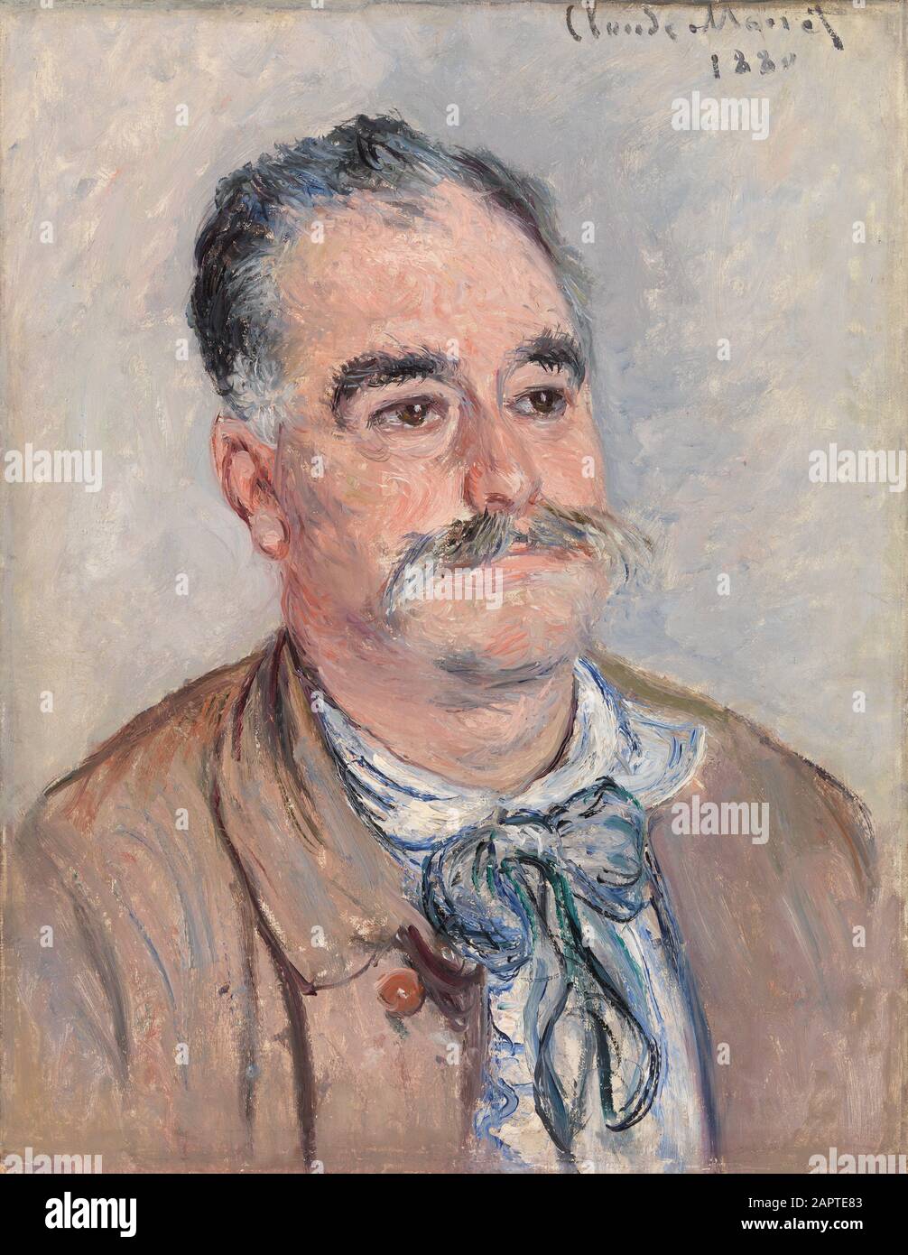 Vintage Claude Monet painting Stock Photo - Alamy