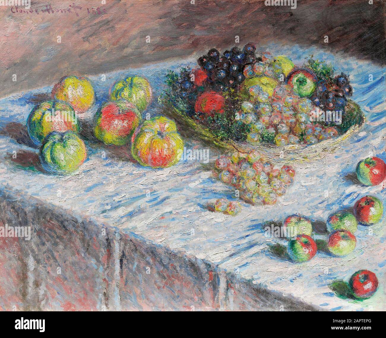 Vintage Claude Monet painting Stock Photo - Alamy