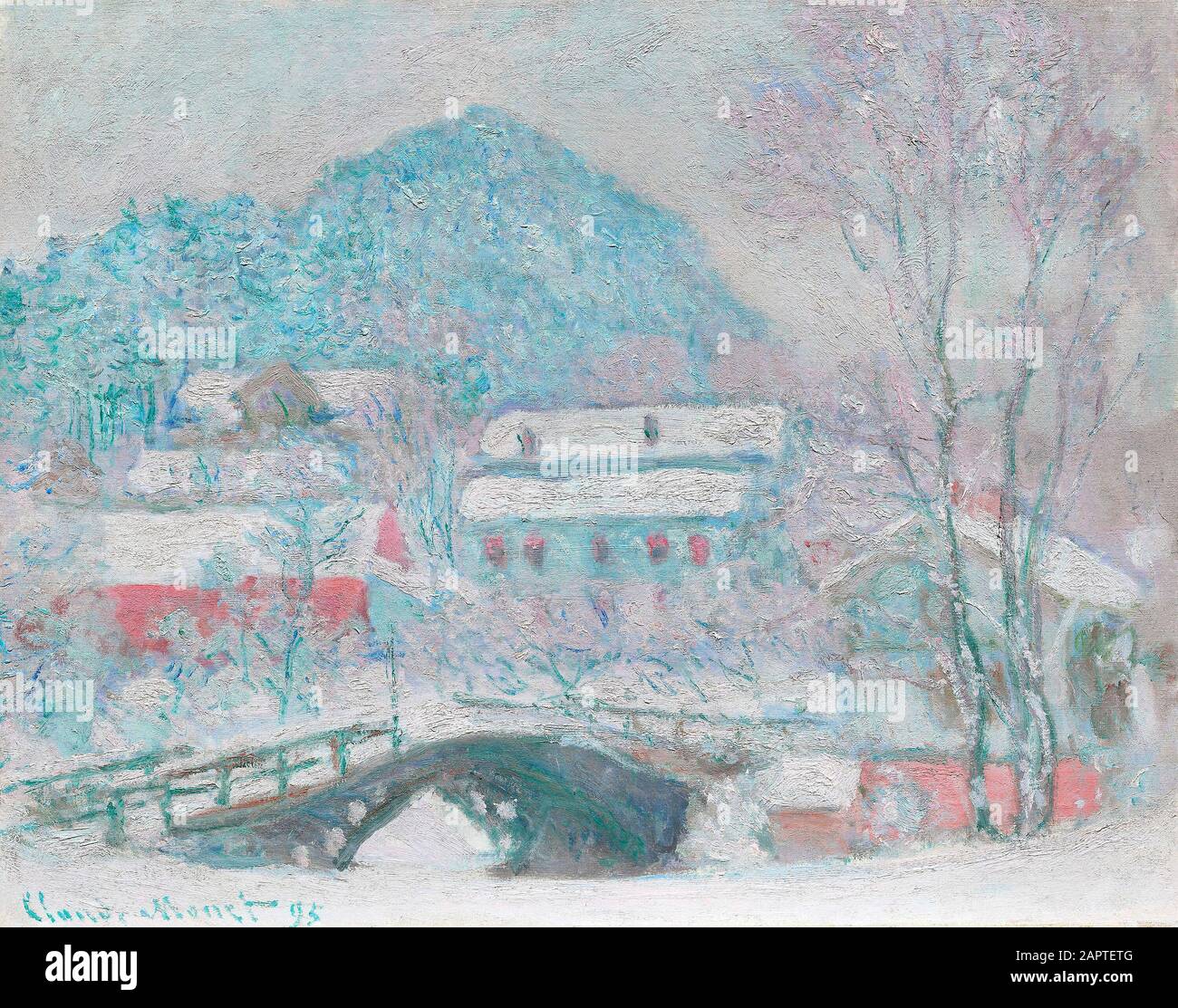Vintage Claude Monet painting Stock Photo - Alamy
