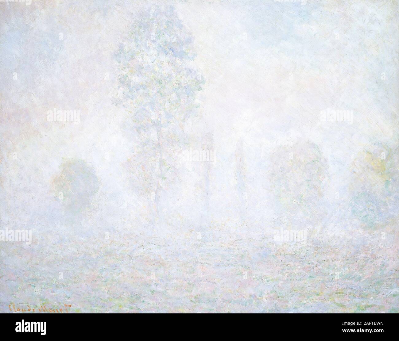Vintage Claude Monet painting Stock Photo - Alamy