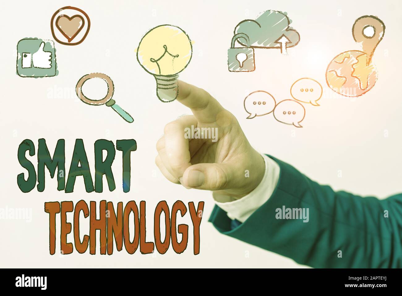 Writing Note Showing Smart Technology Business Concept For Used To Protect And Prevent Errors