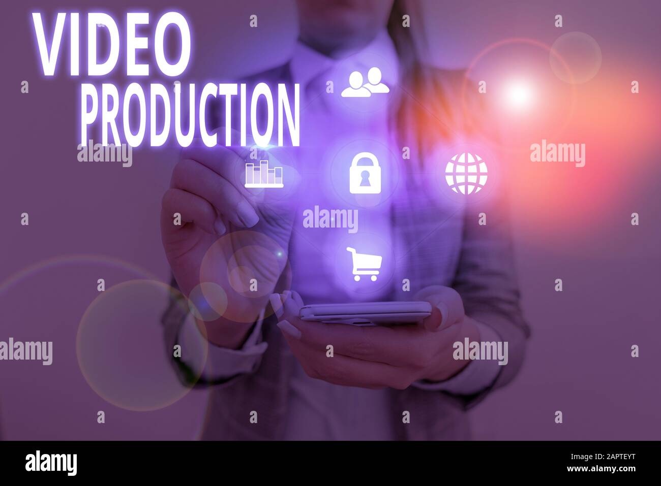 Handwriting text Video Production. Conceptual photo process of ...