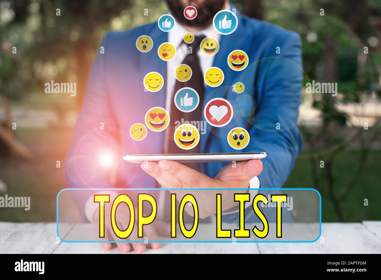 Handwriting text writing Top 10 List. Conceptual photo the ten most ...