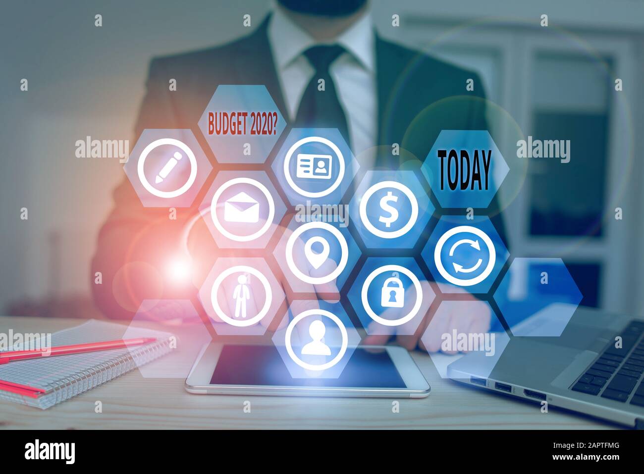 Text sign showing Budget 2020 Question. Business photo showcasing ...