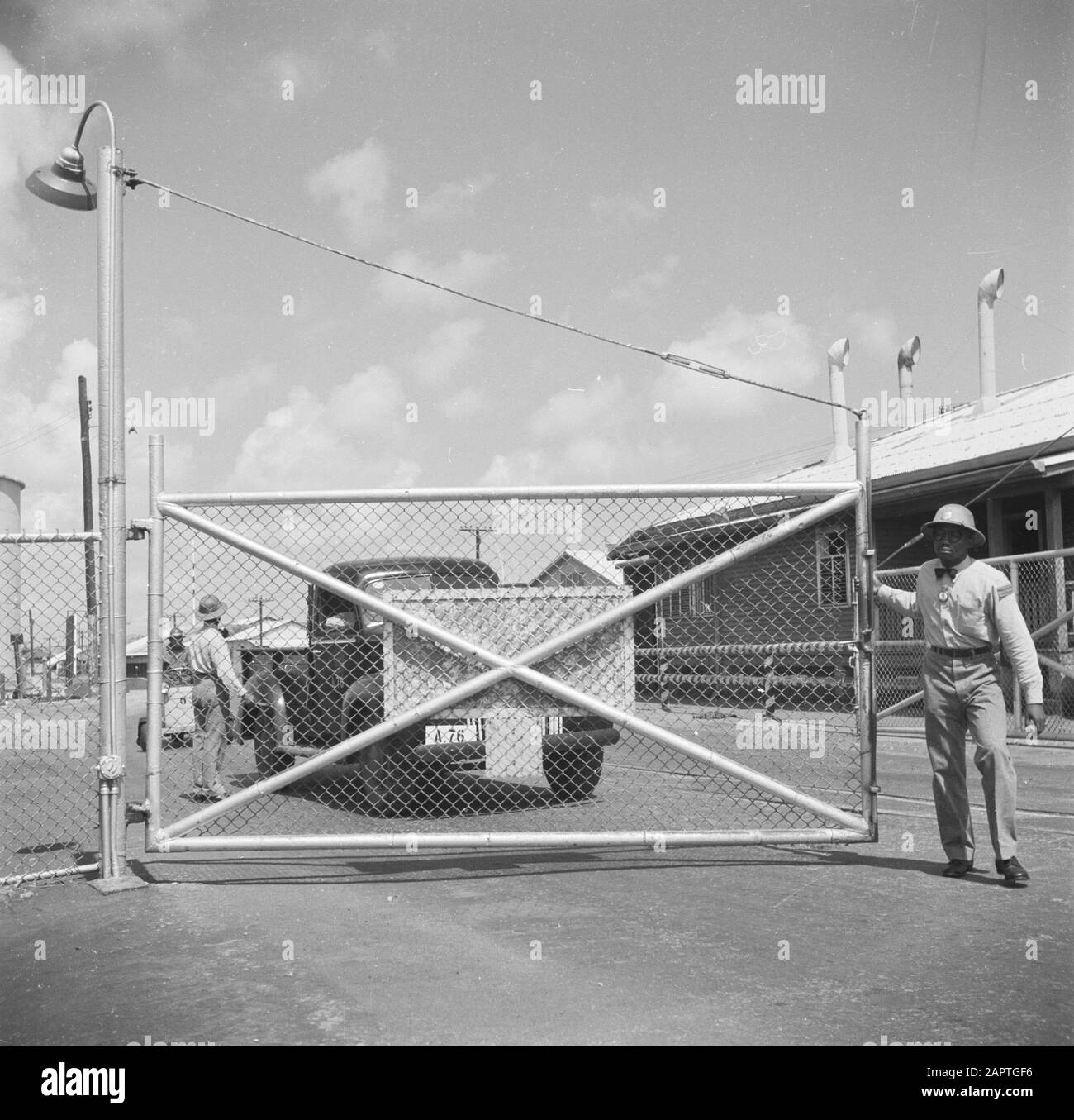 Travel to Suriname and the Netherlands Antilles Fence at the Lago oil ...