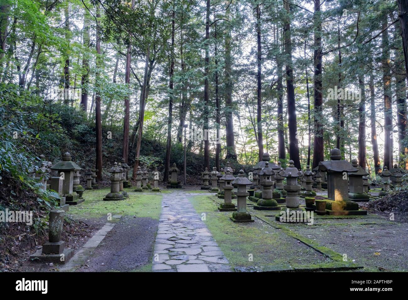 Children cemetery of Zuihoji Temple at Sendai, Japan Stock Photo - Alamy