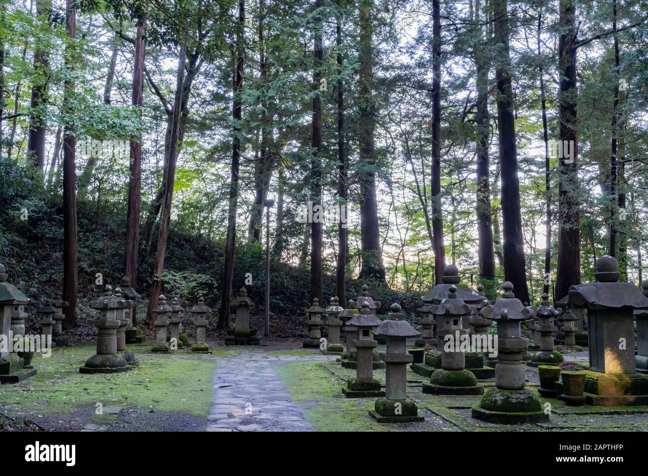Children cemetery of Zuihoji Temple at Sendai, Japan Stock Photo - Alamy