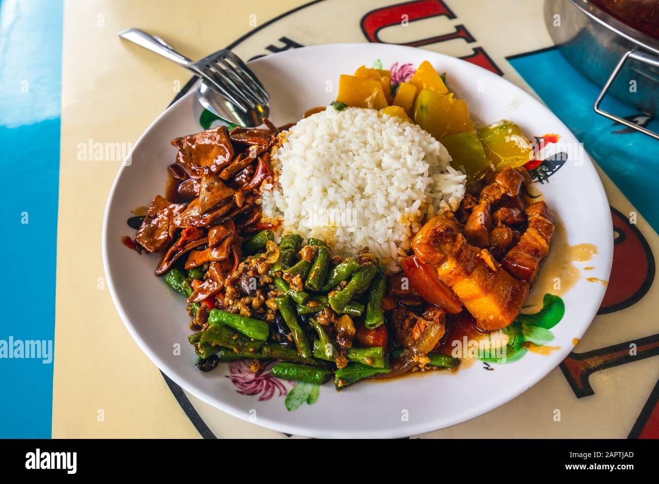 Local dish at Newton food center is famous eating place for locals and ...