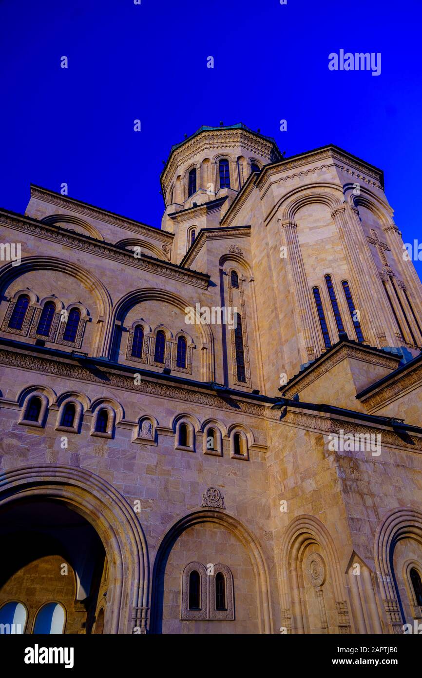 The Holy Trinity (Sameba) Cathedral, is the main cathedral of Tbilisi ...