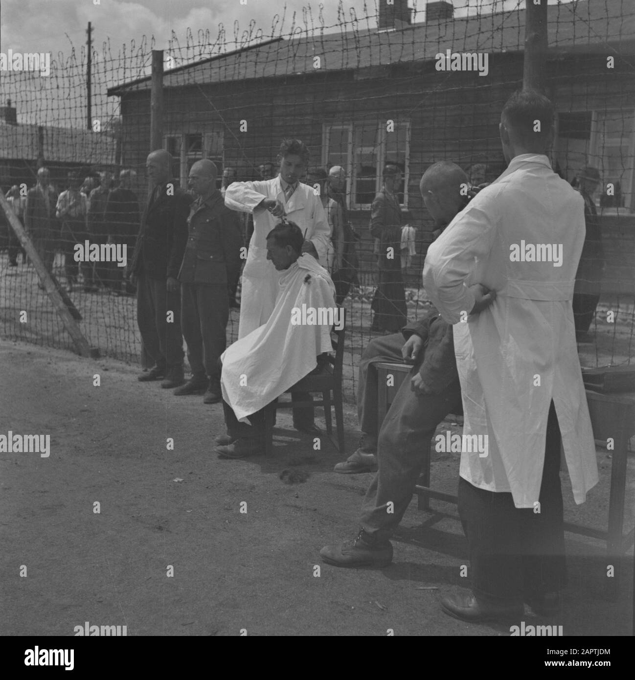 Camp Amersfoort, internment camp for war criminals and collaborators A ...