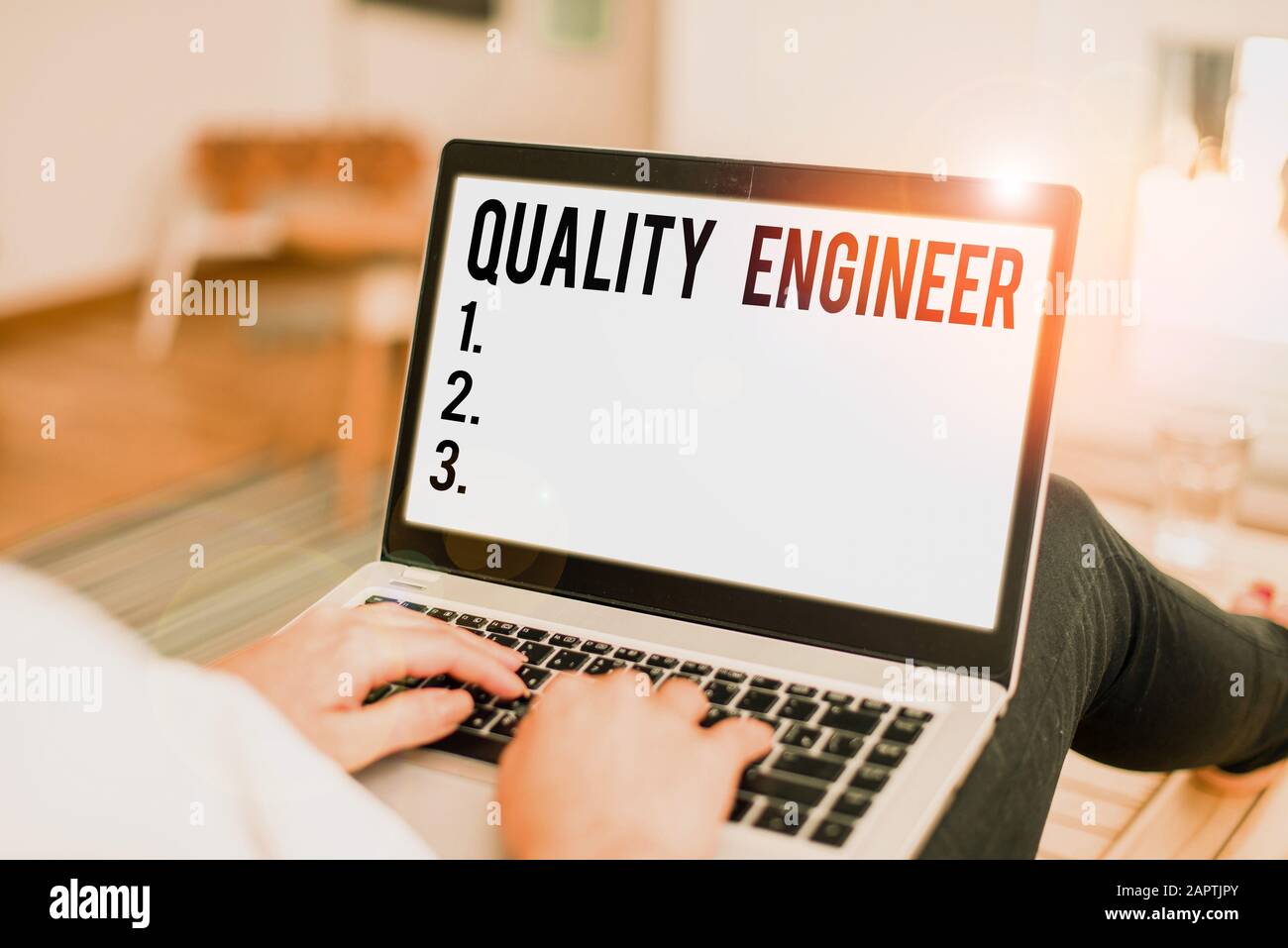 Conceptual hand writing showing Quality Engineer. Concept meaning ...