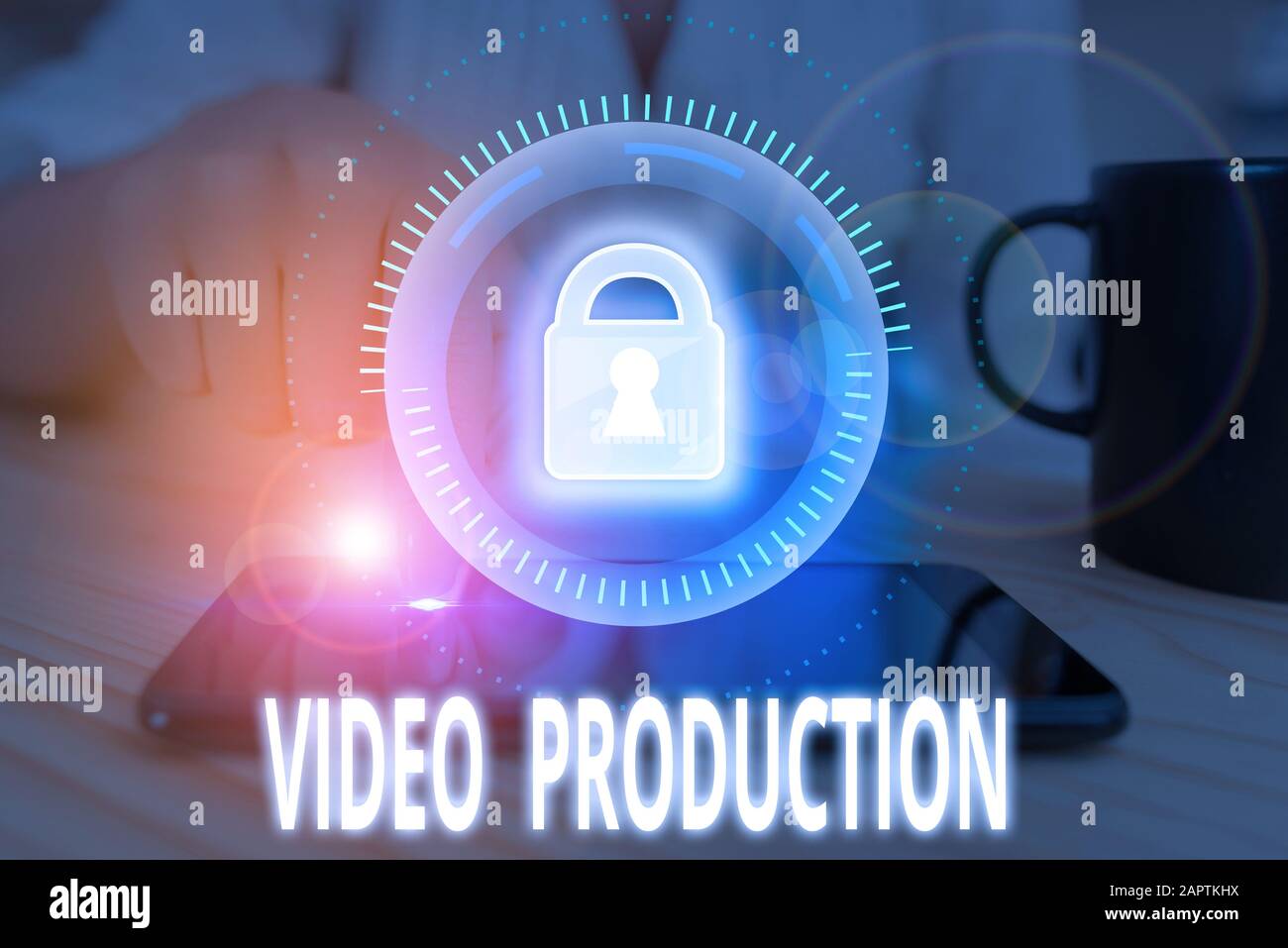 Conceptual hand writing showing Video Production. Concept meaning ...