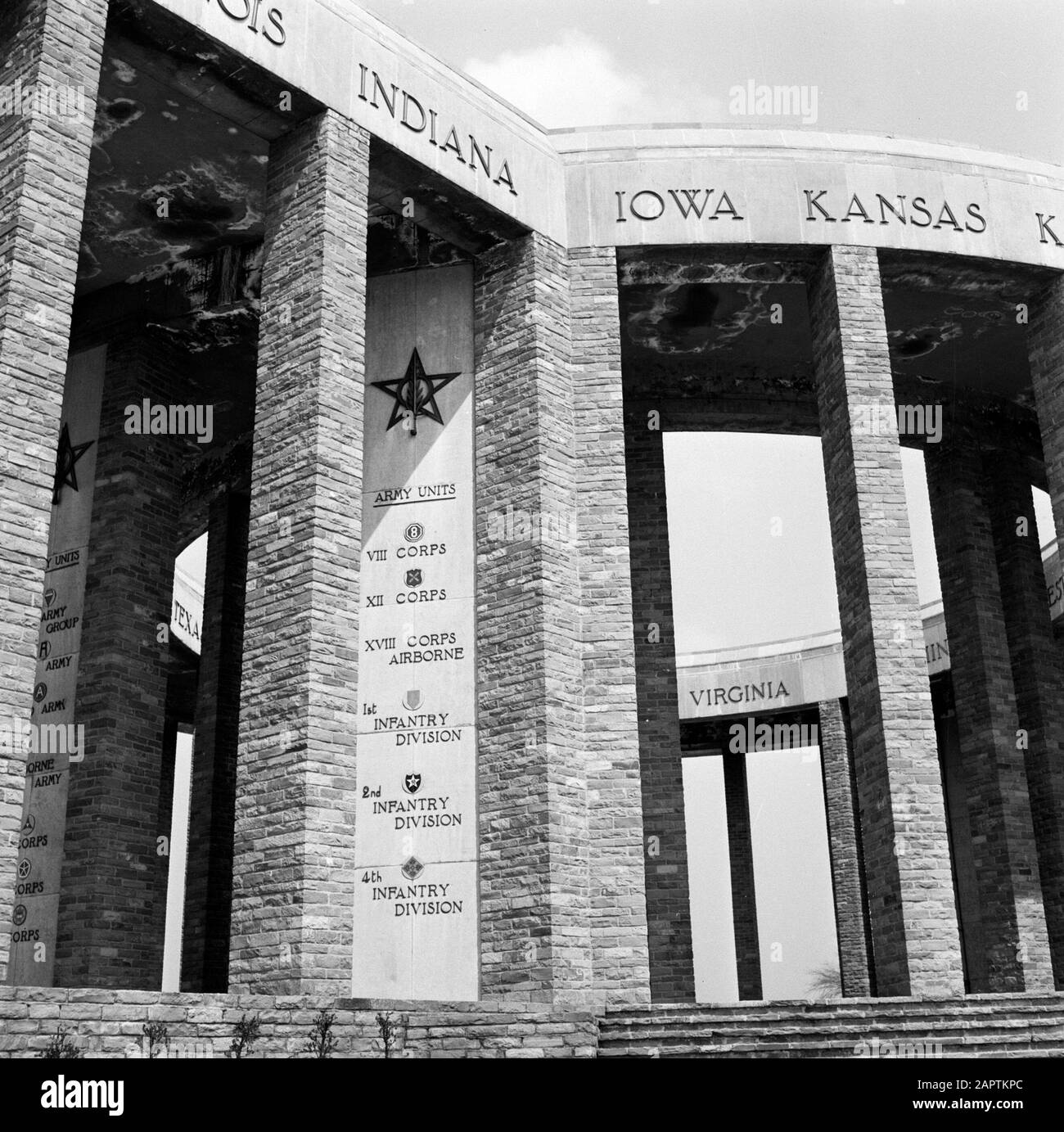 Mémorial du Mardasson, the USA War memorial in Bastogne, Belgium The ...