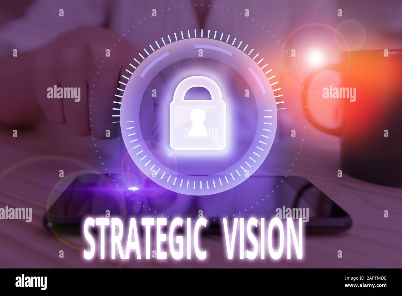 Conceptual hand writing showing Strategic Vision. Concept meaning ...