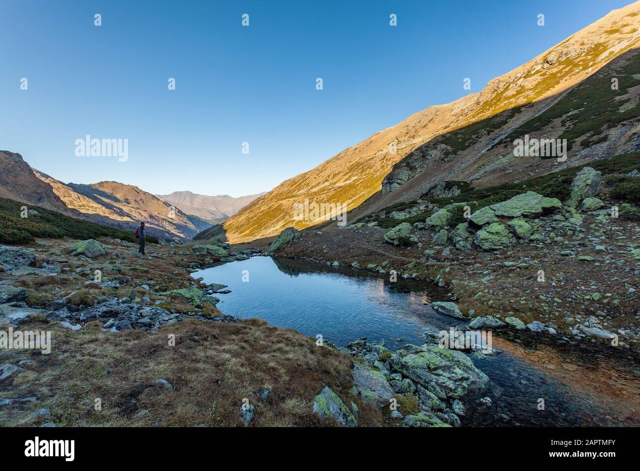 Lake in the mountains, Arkhyz, Russia Stock Photo - Alamy