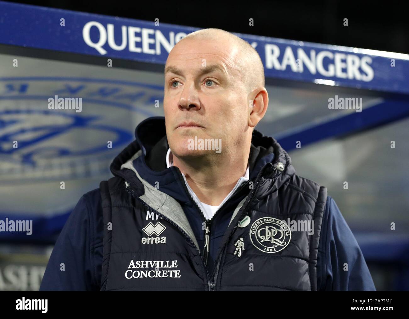 Queens Park Rangers manager Mark Warburton during the FA Cup fourth ...