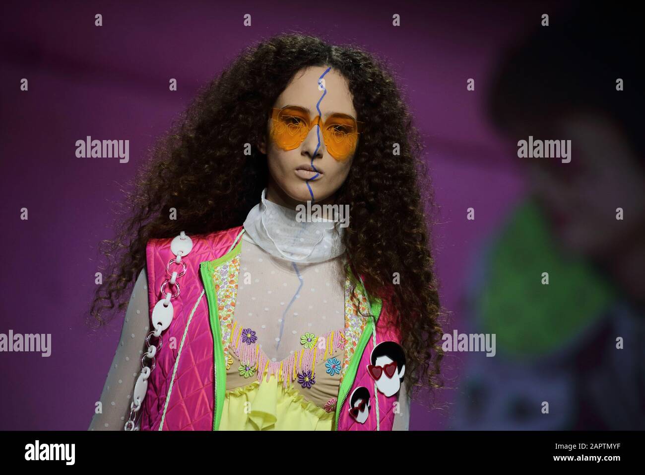 Rome, Italy. 24th Jan, 2020. Models on the catwalk for THE BEST OF NABA ...