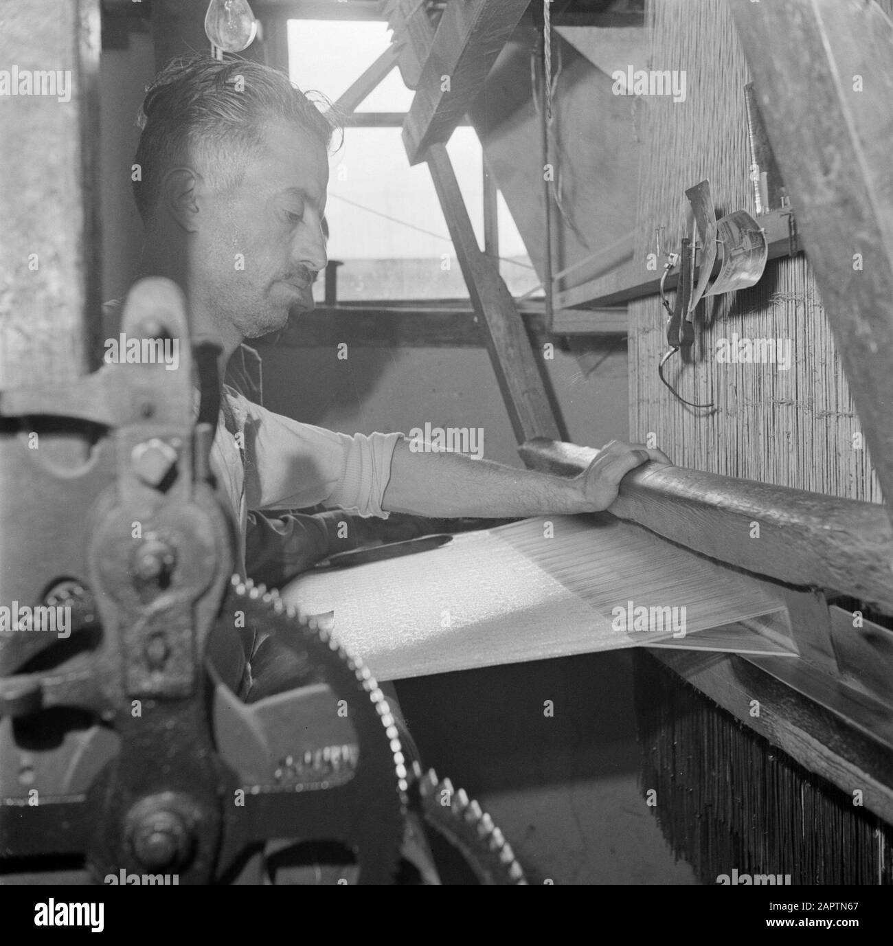 Middle East 1950-1955: Syria - Damascus Weaving brocade Date: 1950 ...