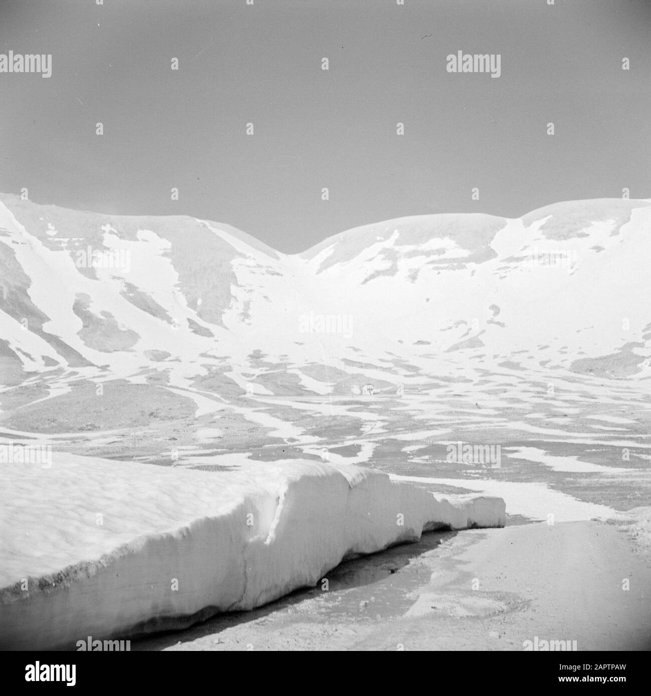 Winter panorama landscape in Black and White Stock Photos & Images - Alamy