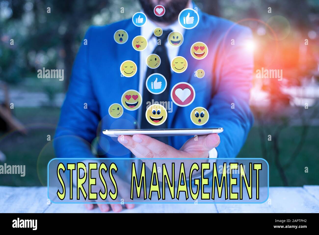 Handwriting text writing Stress Management. Conceptual photo method of ...