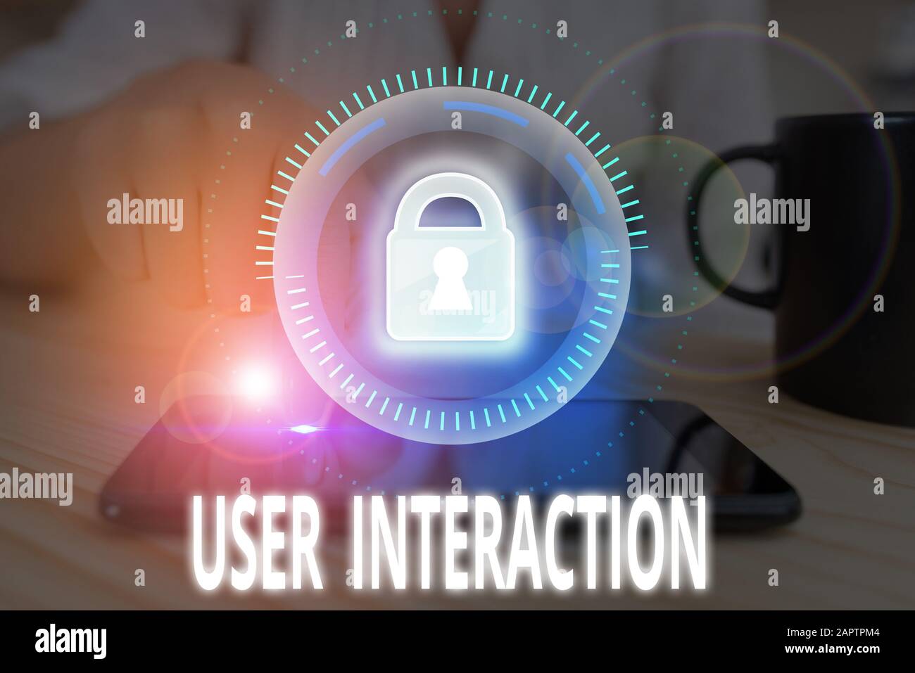 Conceptual hand writing showing User Interaction. Concept meaning the ...