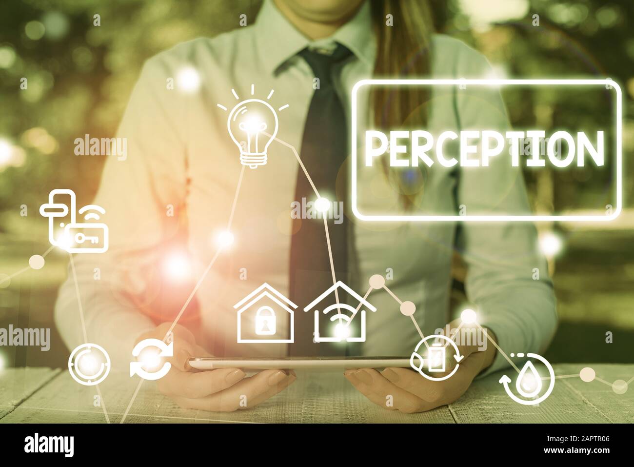 Writing note showing Perception. Business concept for individuals ...