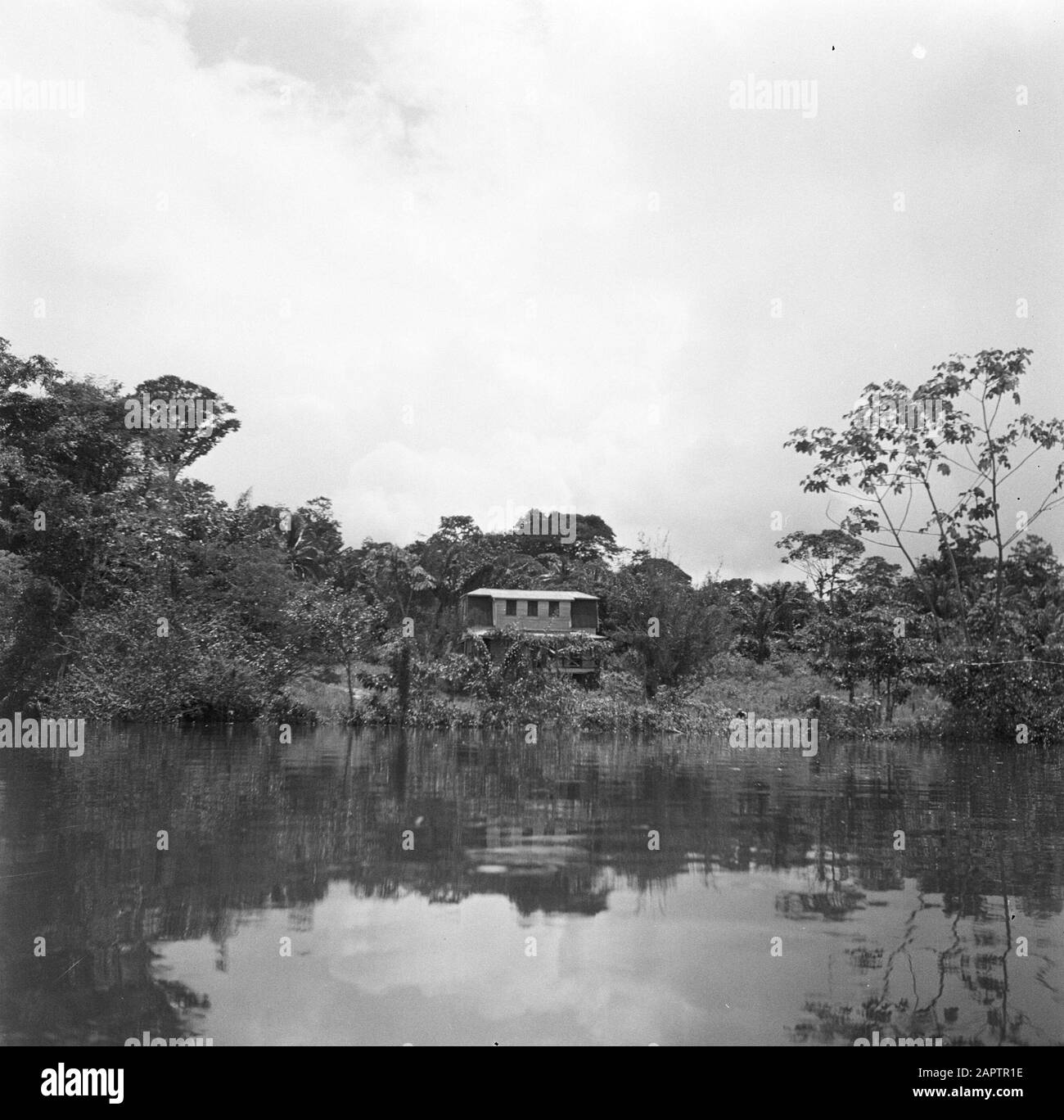Travel to Suriname and the Netherlands Antilles House on the river in ...